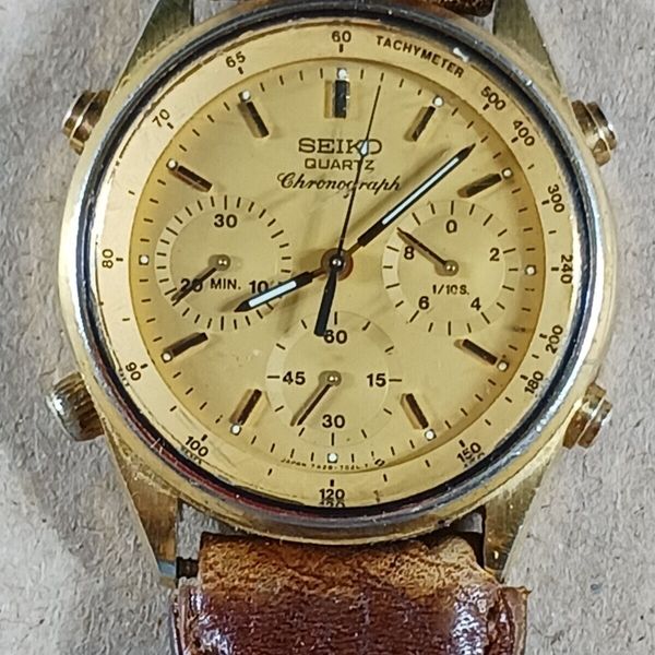 Vintage Seiko Mens Chronograph Wristwatch 7A28-7029 JAMES BOND New Battery Works | WatchCharts ...