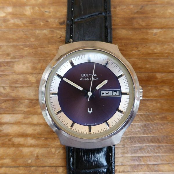 Bulova Accutron Tuning Fork Watch 2313 1976 (N6) Movement in Good ...