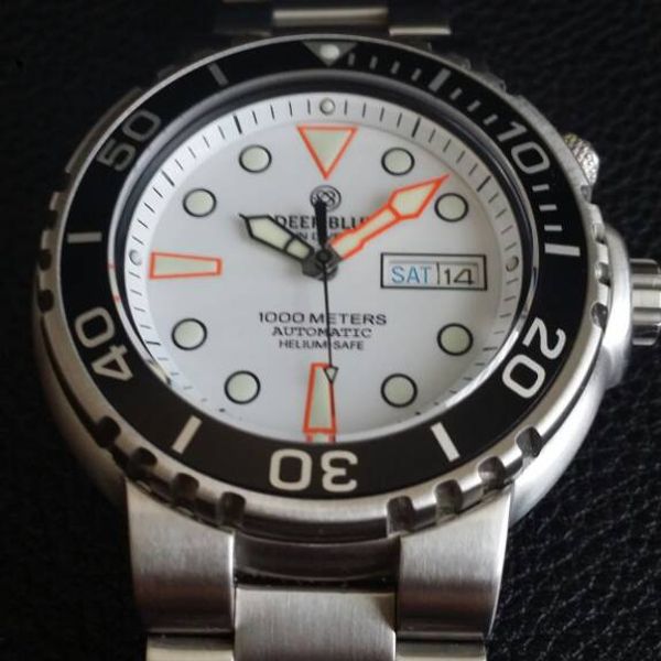 FS ONLY: DEEP BLUE Sun Diver III white dial | WatchCharts Marketplace
