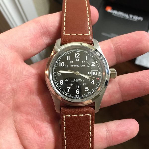 FS: Brand New Hamilton Khaki Field Automatic H704450 38mm | WatchCharts ...