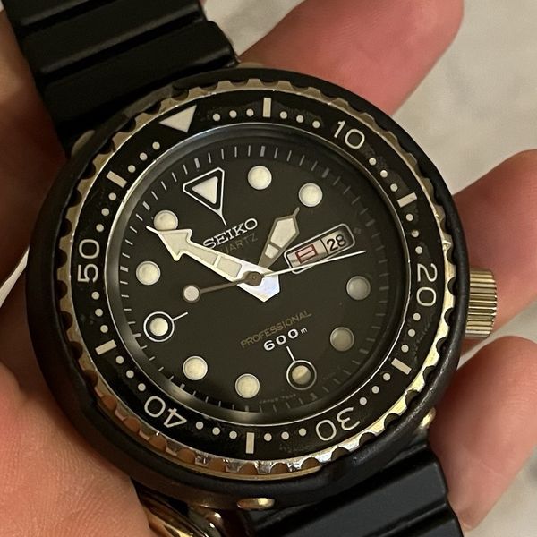 Seiko 7549-7000 Golden Tuna 1982 Quartz 600m Diver Japan JDM ...