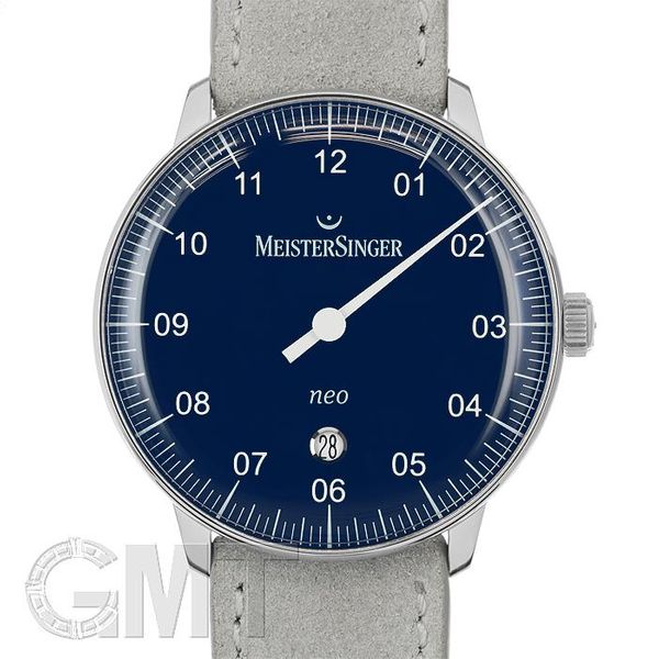 Meistersinger Neo Plus Blue NE408 MEISTER SINGER New Men's Watch Free ...