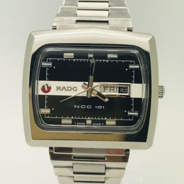 Vintage Rado NCC 101 Black Dial Automatic 25 Jewels Watch Great Condition | WatchCharts Marketplace