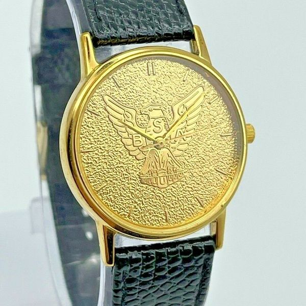 Men's Boy Scouts of America (BSA) Eagle Scout CITIZEN Gold Tone Watch ...