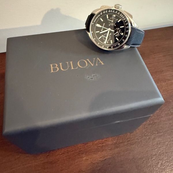 Bulova- Special Edition Lunar Pilot Black Dial, 96K111 | WatchCharts ...