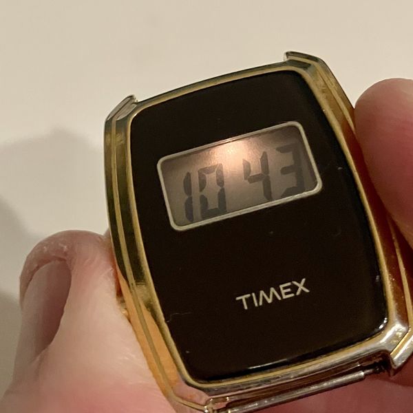 Timex Vintage F Cell LCD Digital Watch Retro Rare | WatchCharts Marketplace