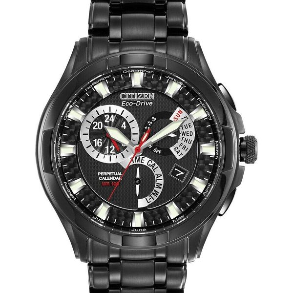 Citizen Eco-Drive Calibre 8700 Perpetual Stainless Steel Men's Watch ...