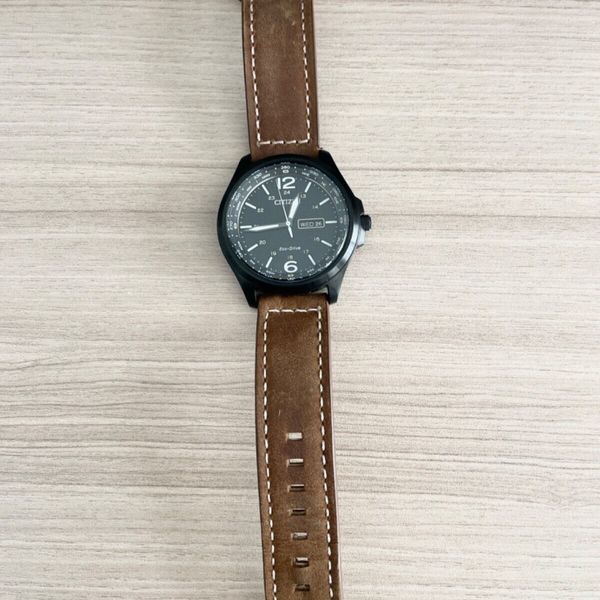 Citizen Eco-Drive Men's Calendar Compass Dial Black Sport Watch 44MM ...