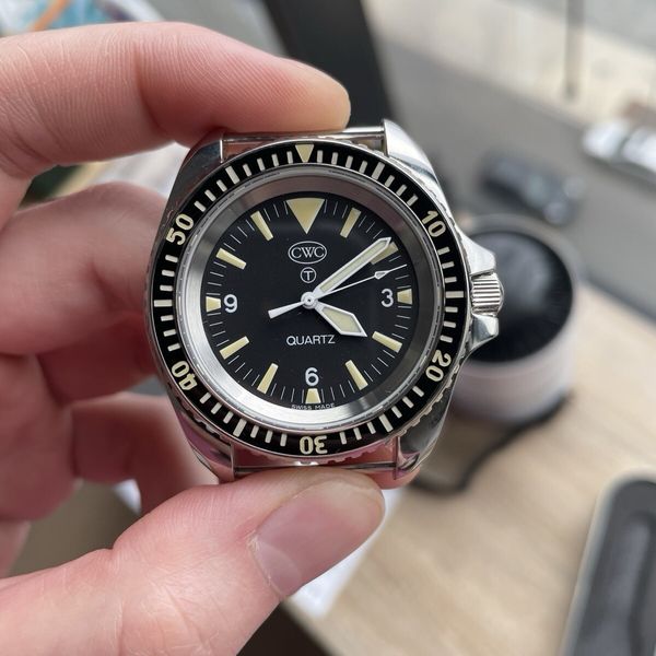 CWC Royal Navy Diver Quartz Reissue 1983 ETA movement (head only ...