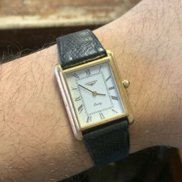 Longines Quartz Square Tank Swiss Made Dress Watch | WatchCharts ...