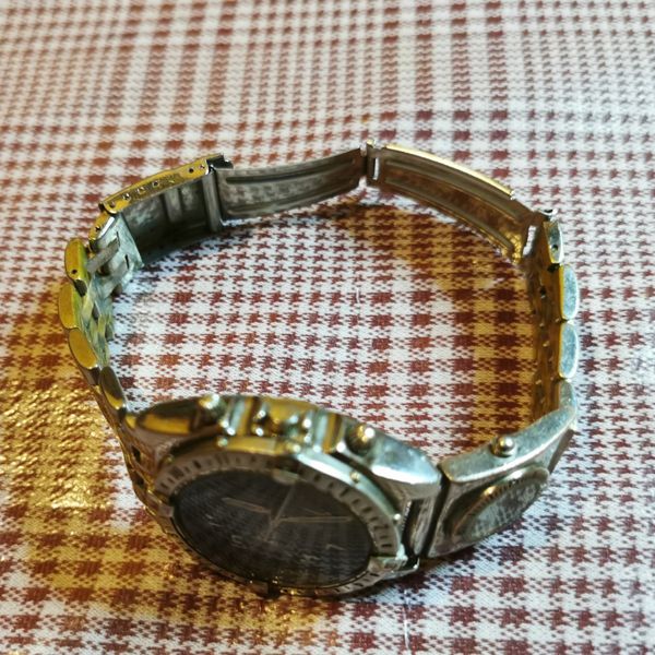 Man's Chronograph Breitling watch Bracelet Dual Time Vintage style ...