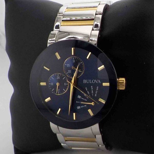 BULOVA FUTURO QUARTZ STAINLESS STEEL MEN'S 40MM WATCH 98C123 $495.00 ...