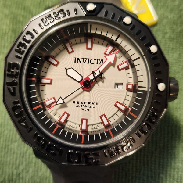 Invicta Reserve Sea Monster 52mm Swiss Made Automatic Gunmetal Men's ...
