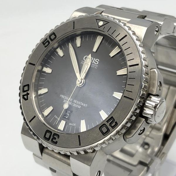 [Used] ORIS 7653-4153 Aquis Date Gray Silver Color [10] | WatchCharts