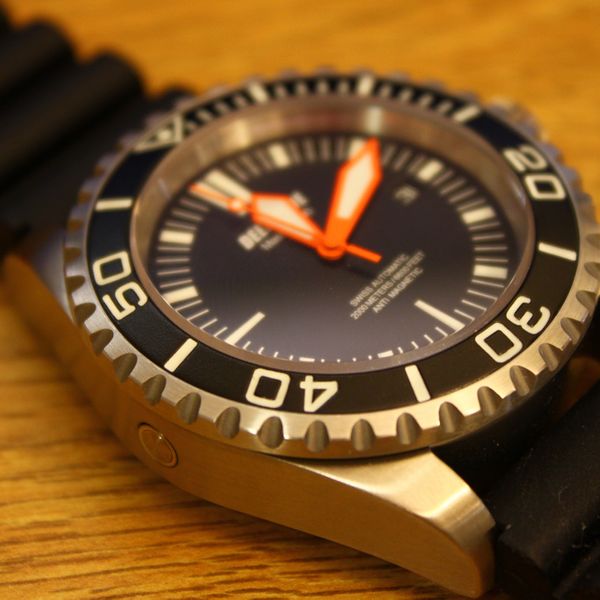 ** FS: Deep Blue Master 2000 (Black Dial, Orange Hands) comes with many ...