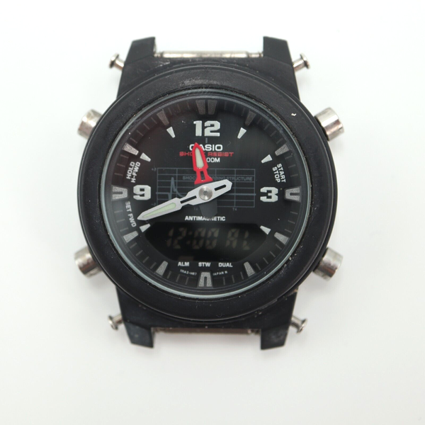 Casio G-Shock G-100 2327 Black Watch Module Movement Replacement Part ...