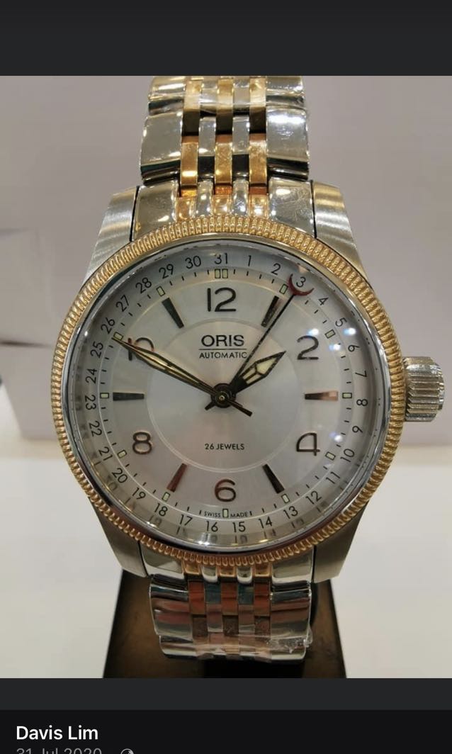 Oris Big Crown Pointer Date 40 Stainless Steel - Rose Gold 754 7628 ...