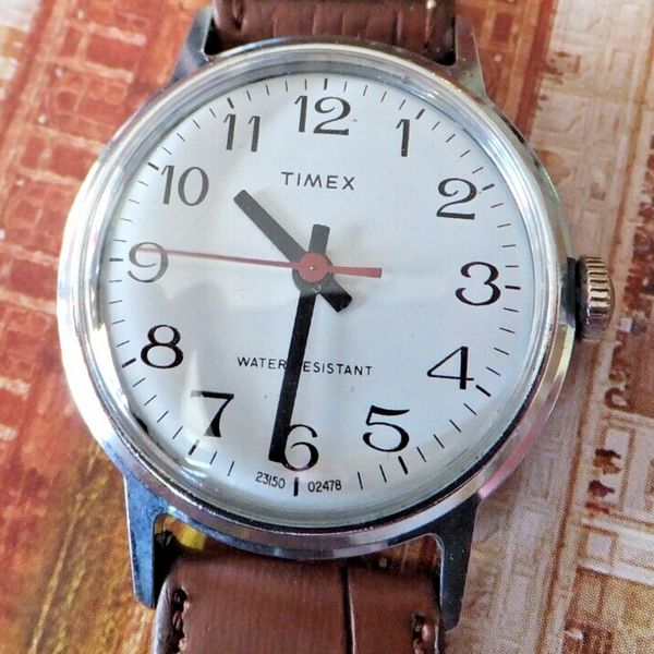 British Made Pristine 1979 30mm Timex Boy's/Gentleman's Watch ...