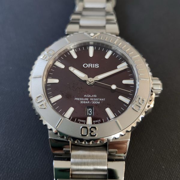 [WTS] Oris Aquis Cherry 41.5 - full kit | WatchCharts Marketplace