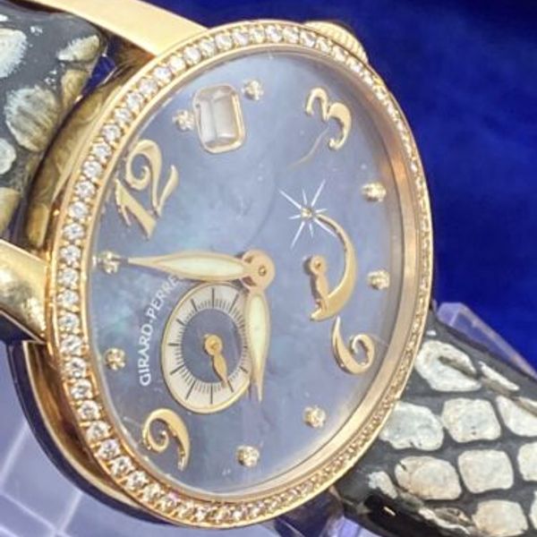 Girard Perregaux Cat's Eye Automatic Ladies Watch 18K Yellow Gold ...