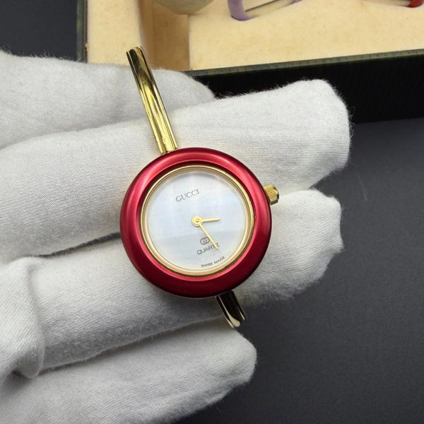 [WTS/WTT] Gucci 1100L Vintage Interchangeable Bezel Bangle Watch with ...
