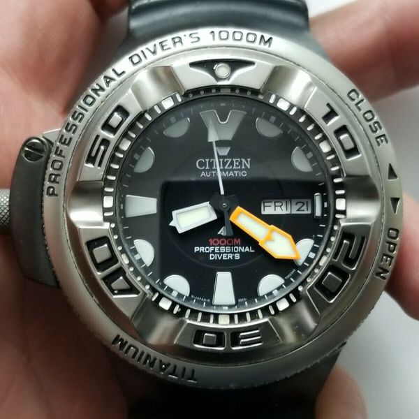 Citizen Promaster Professional Diver's Watch 1000M Autozilla 8203 ...