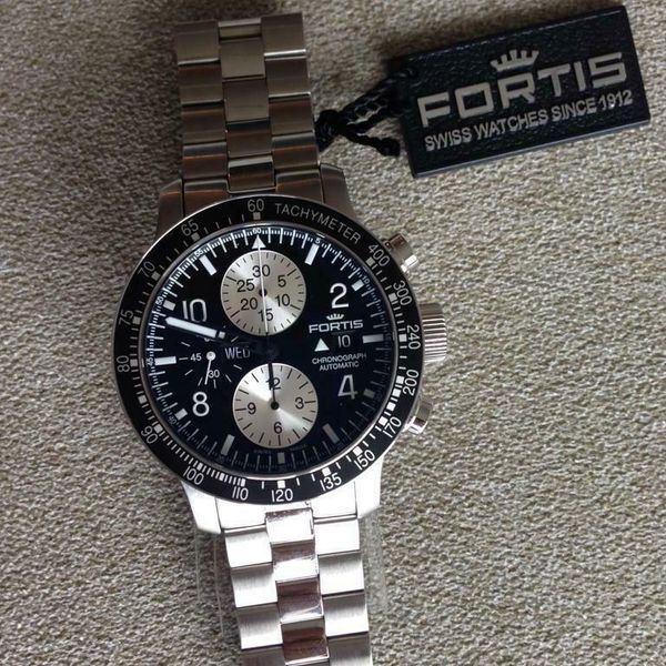 Fortis B-42 Stratoliner Chronograph Automatic day date 42mm on a ...