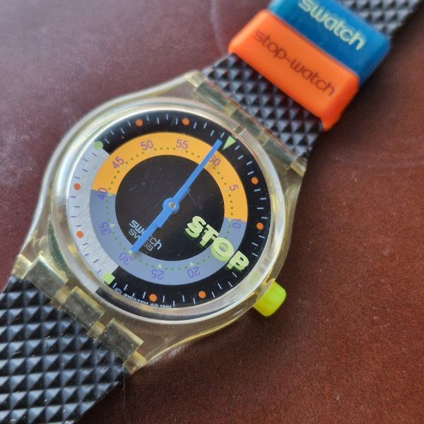 rare vintage Swatch watch COFFEE BREAK SSK100 1991 rare swatch Stop ...