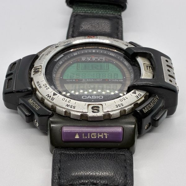 Casio Pro Trek PRT-40 Triple Sensor 90s Vintage Digital Watch From ...