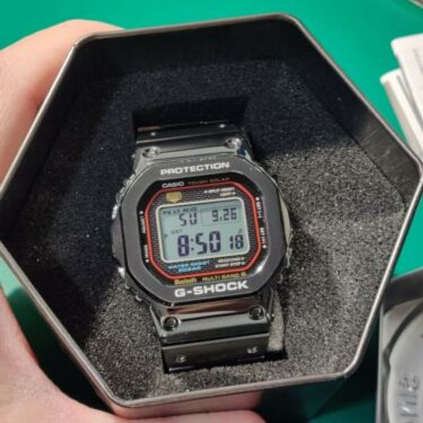 Casio G-Shock GMW-B5000TFC Build • Genuine Porter Case set & Crystal ...