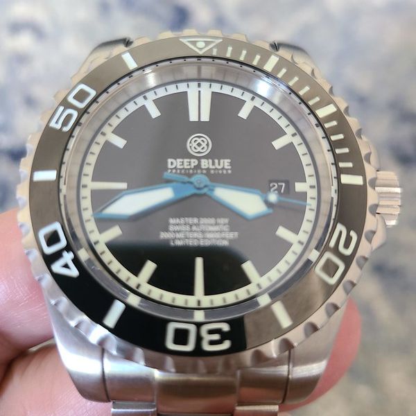 [$625 USD] fs: deep blue master 2000 / master 2k black-black-blue, eta ...