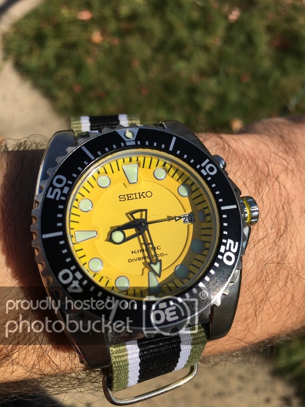 FS: Seiko SKA367 aka Yellow BFK kinetic | WatchCharts
