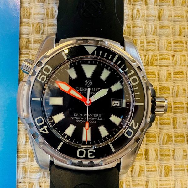 [$400 USD] FS Deep Blue DEPTHMASTER 3000M Black Dial | WatchCharts ...