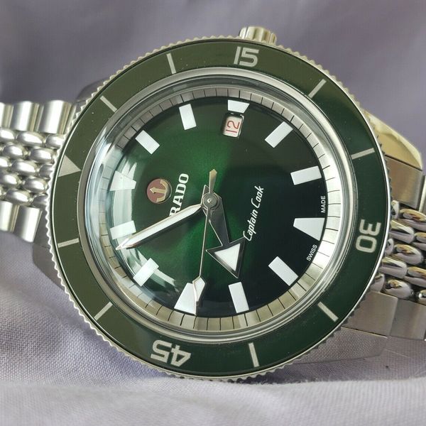 Rado Captain Cook 42mm Green Dial R32505313 - Mint | WatchCharts