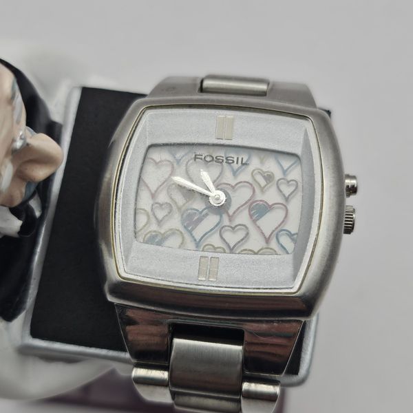 Fossil BG-1028 110510 WR 30M, Flashing Hearts Design New Batteries ...