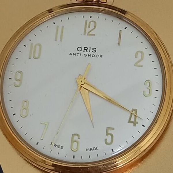 Vintage Oris Anti shock hand Winding pocket Watch | WatchCharts Marketplace