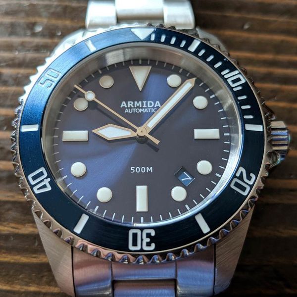 FS: Armida dive watch - Blue Dial | WatchCharts Marketplace