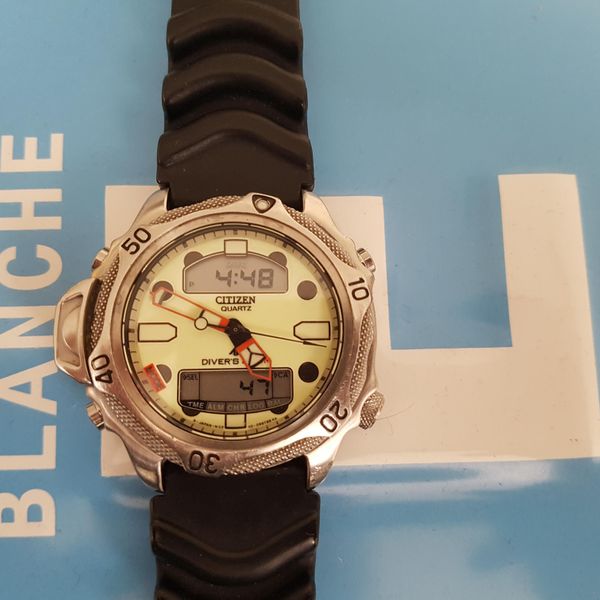 FS : Original Ruhla NVA Diver watch + Citizen Aqualand All Lume Dial ...