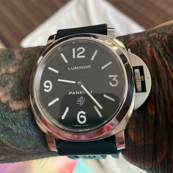 ~Panerai Luminor Base Logo 44mm PAM 000 Mens Zero Box/papers ...