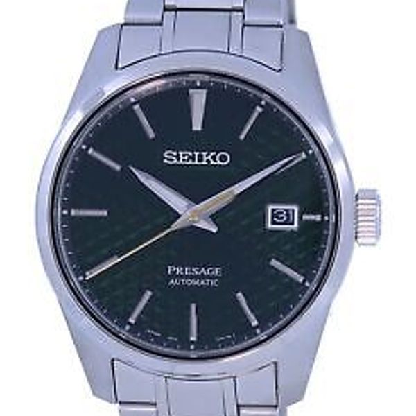 Seiko Presage Sharp Edge Green Dial Automatic SPB169J1 SPB169J 100M Men ...