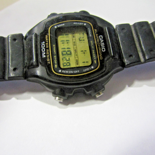 Vintage Casio. Day date indicator. W725 men's watch New battery. # A2 ...