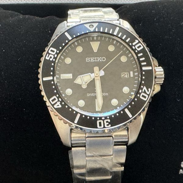 Seiko SNE597 Prospex Solar Dive Watch, Black 41mm | WatchCharts Marketplace