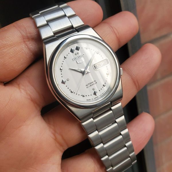 Seiko 2000 SKX585 White Linen Sunburst dial Ultra Rare JDM Vintage Automatic | WatchCharts ...