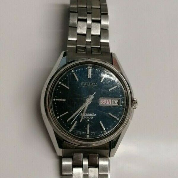 Vintage SEIKO QUARTZ 3003-7049 Gents Mans Watch | WatchCharts Marketplace