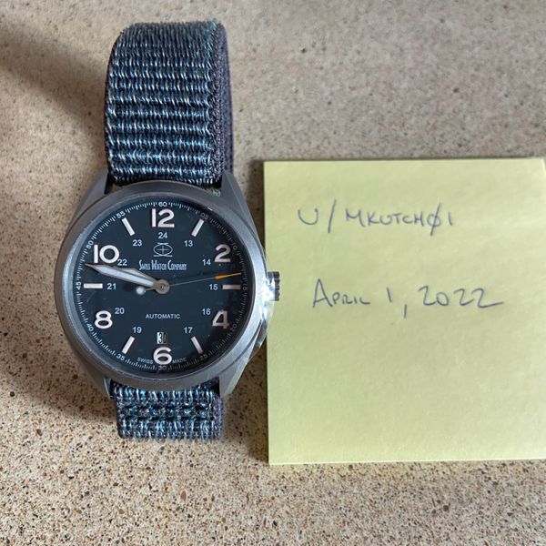 [WTS] Swiss Watch Company SWC Bunker Titanium Automatic Blue/Grey ...