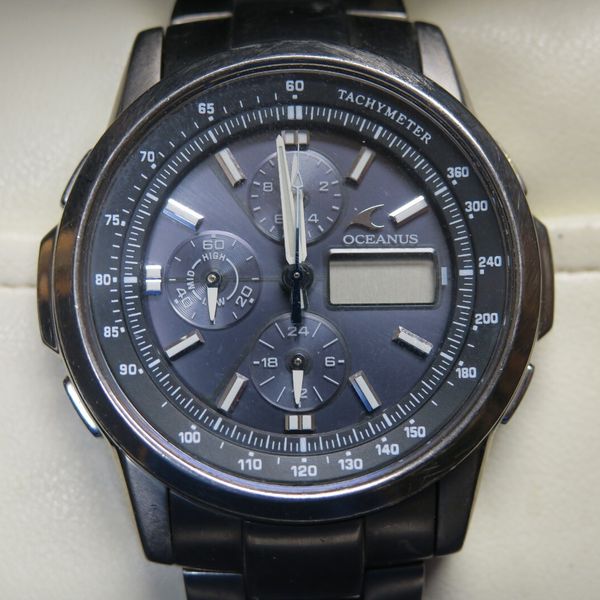 Casio Oceanus Wave Ceptor Titanium OCW-500TDA Watch w/Box | WatchCharts ...