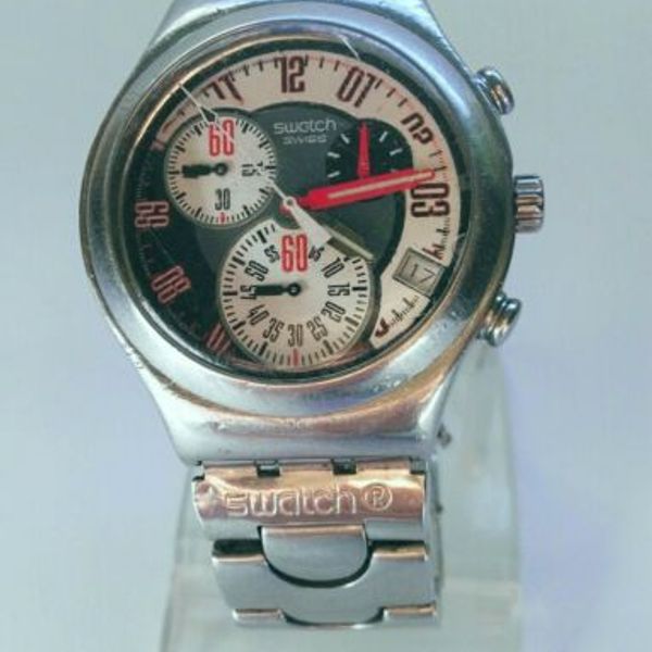 Swiss Made Mens Swatch Irony V8 Triple Chronograph 2006 Watch ...