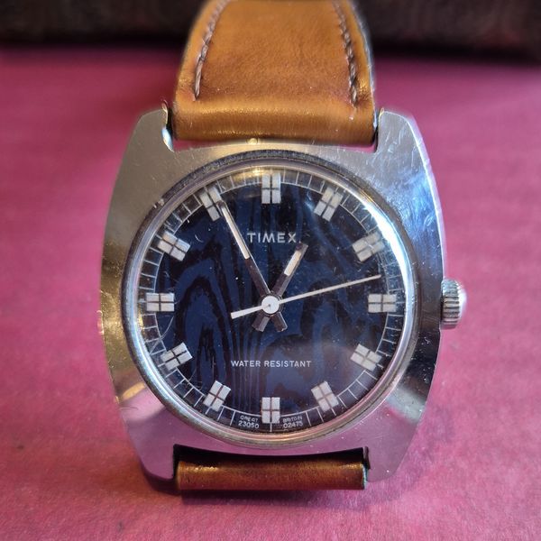 Vintage Timex Blue Face Watch | WatchCharts Marketplace