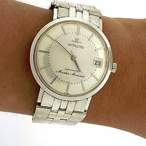 Jaeger LeCoultre Master Mariner Automatic Gents writs watch 14k White ...