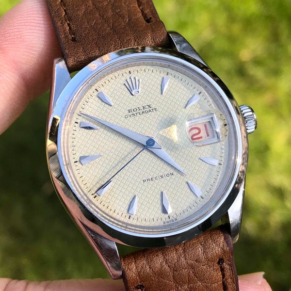 [WTS] Rolex OysterDate Precision ref 6294 Roulette Date Wheel circa ...